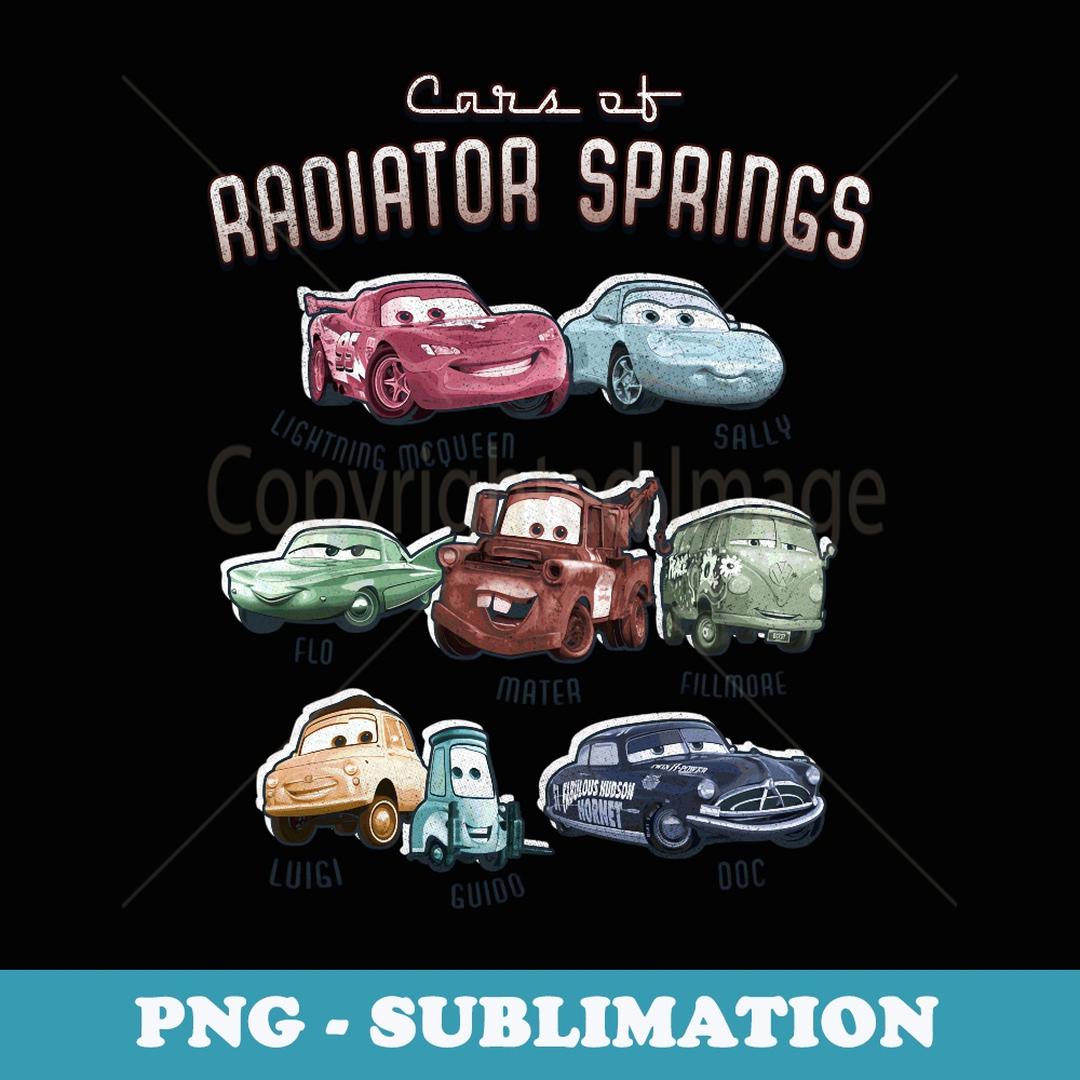 Disney Pixar Cars Cast Of Radiator Springs - Aesthetic Subli | Inspire ...
