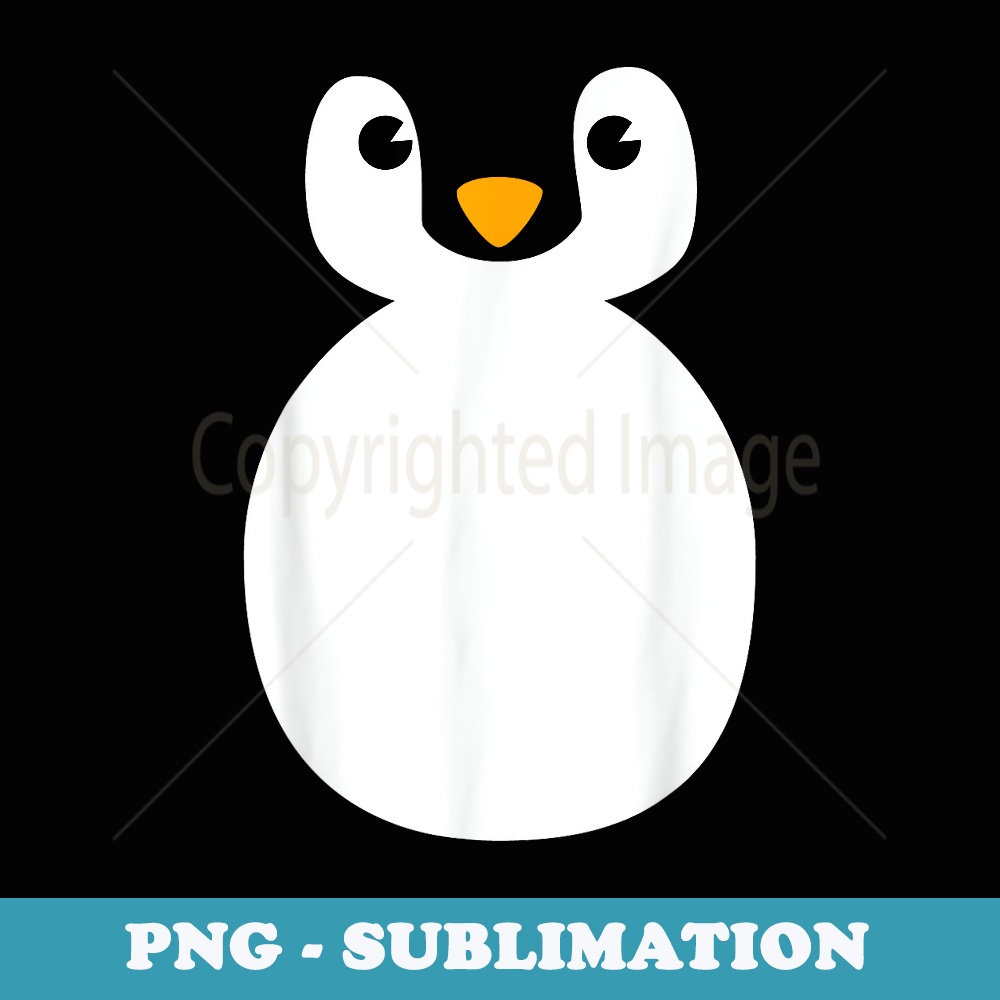 Funny Penguin Face Design or Easy Costume Cute Black Penguin | Inspire ...