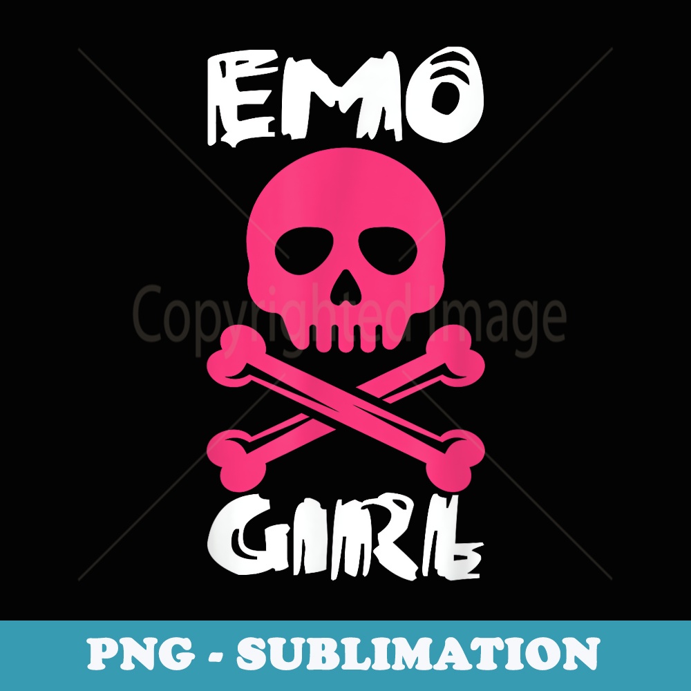 Emo Girl Skeleton Emotional Hardcore - Unique Sublimation PN | Inspire ...