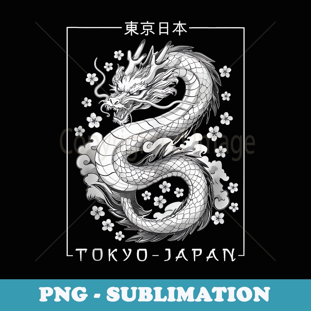 Japanese Dragon Tokyo Japan 80s Asian Mythical Anime Tattoo | Inspire ...