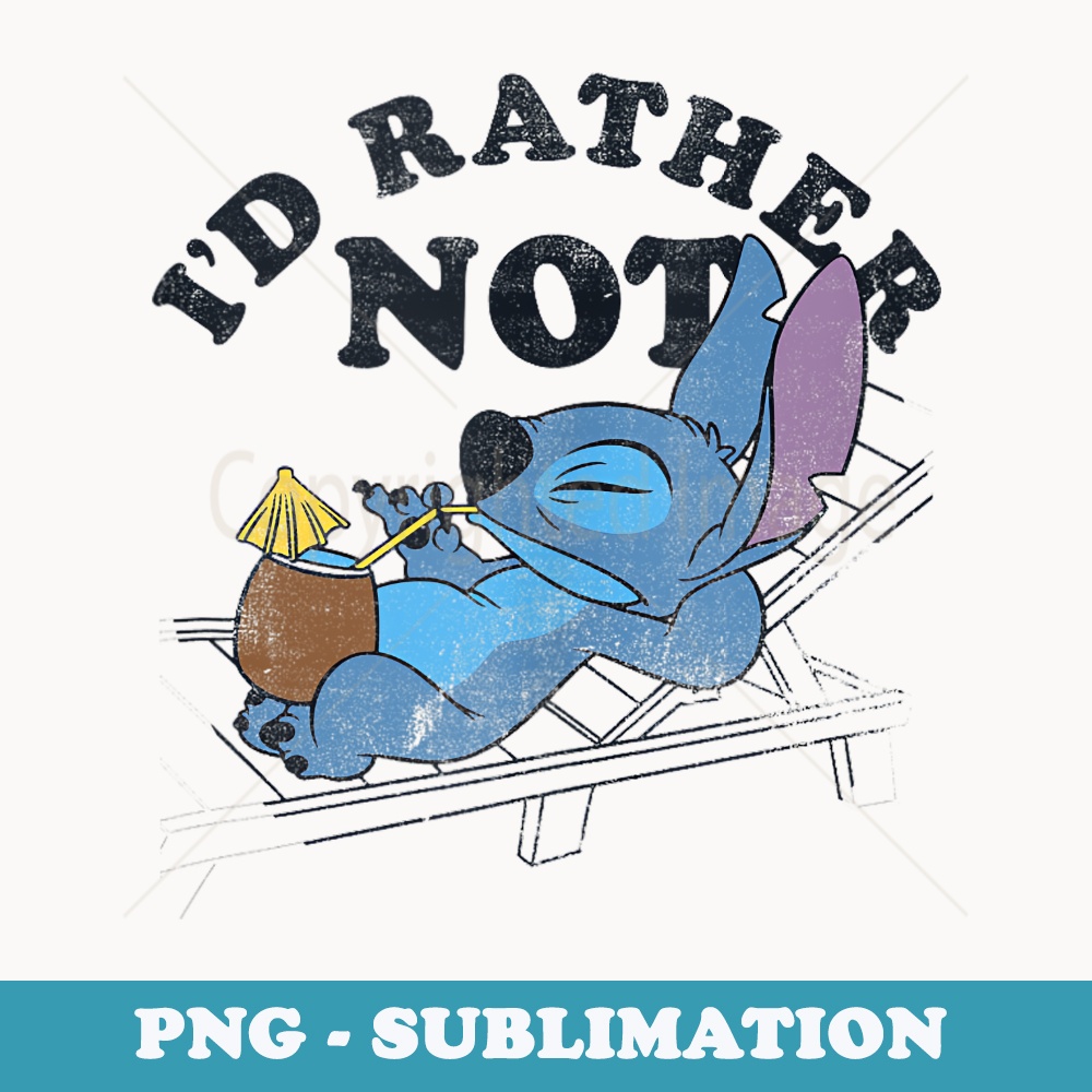 Disney Lilo & Stitch Id Rather Not Stitch Quote - Modern Sub | Inspire ...
