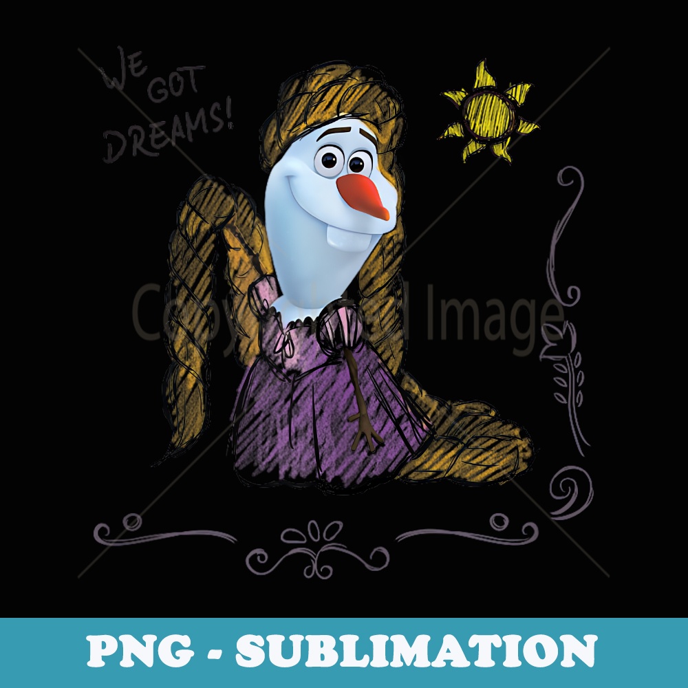 Disney Olaf Presents Rapunzel Costume Sketch - Special Editi | Inspire ...