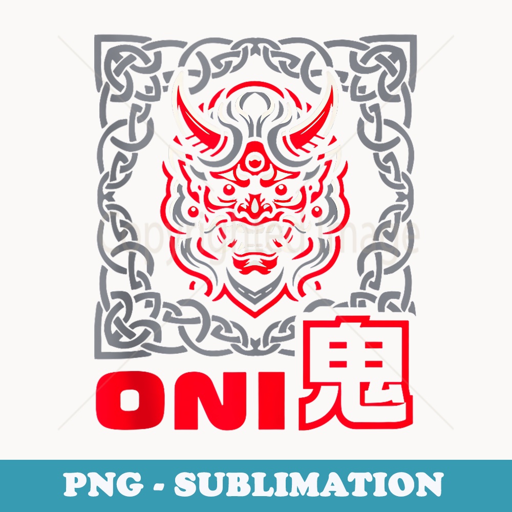 Japan Oni Devil Mask Traditional Oni Japanese Kanji Souvenir | Inspire ...