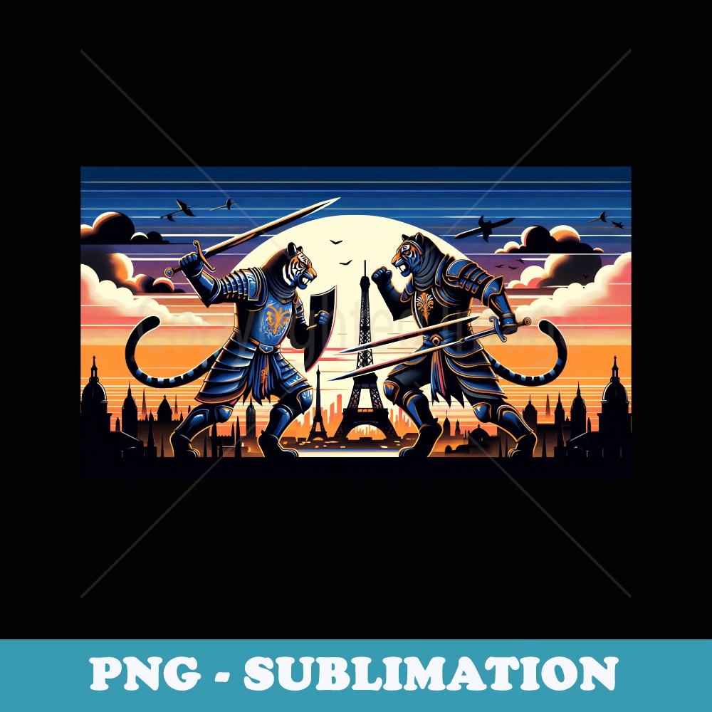 Cool Japanese Fighters Tigers Battling in Paris with Pop Art | Inspire ...