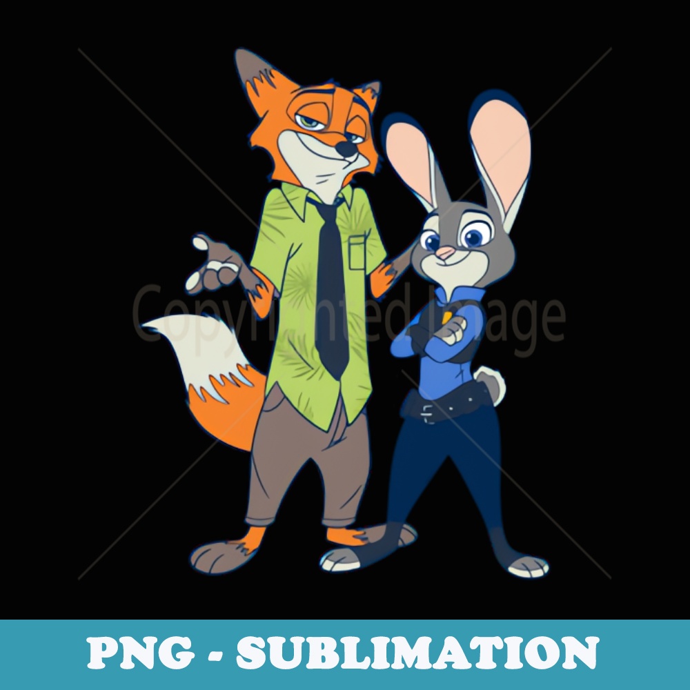 Disney Zootopia Finnick & Judy Hopps Pocket & Back Portrait | Inspire ...