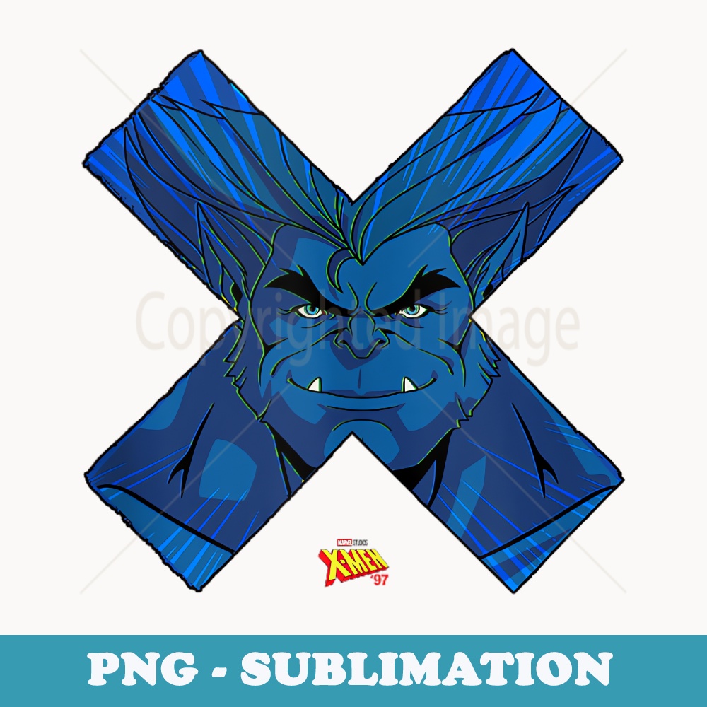 Marvel X-Men 97 Beast Vintage Classic Comic X Portrait - Hig | Inspire ...