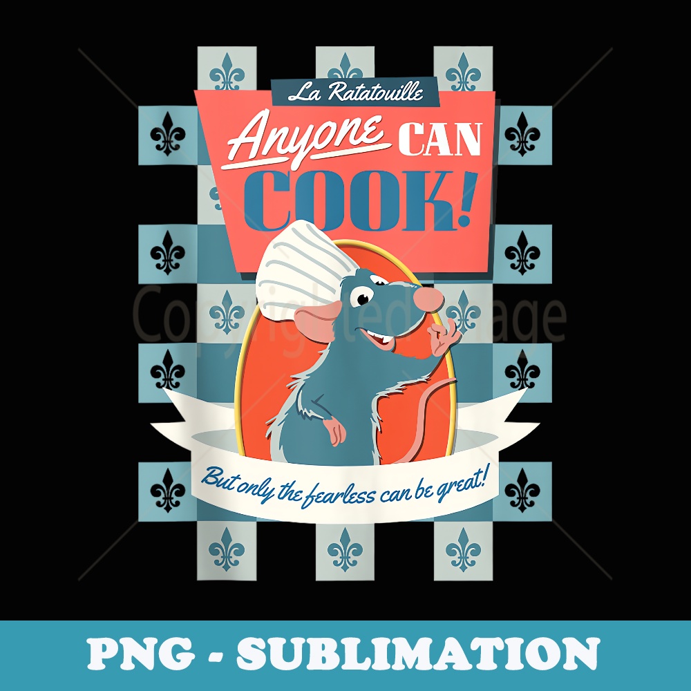 Disney Pixar Ratatouille Remy Anyone Can Cook - Elegant Subl | Inspire ...