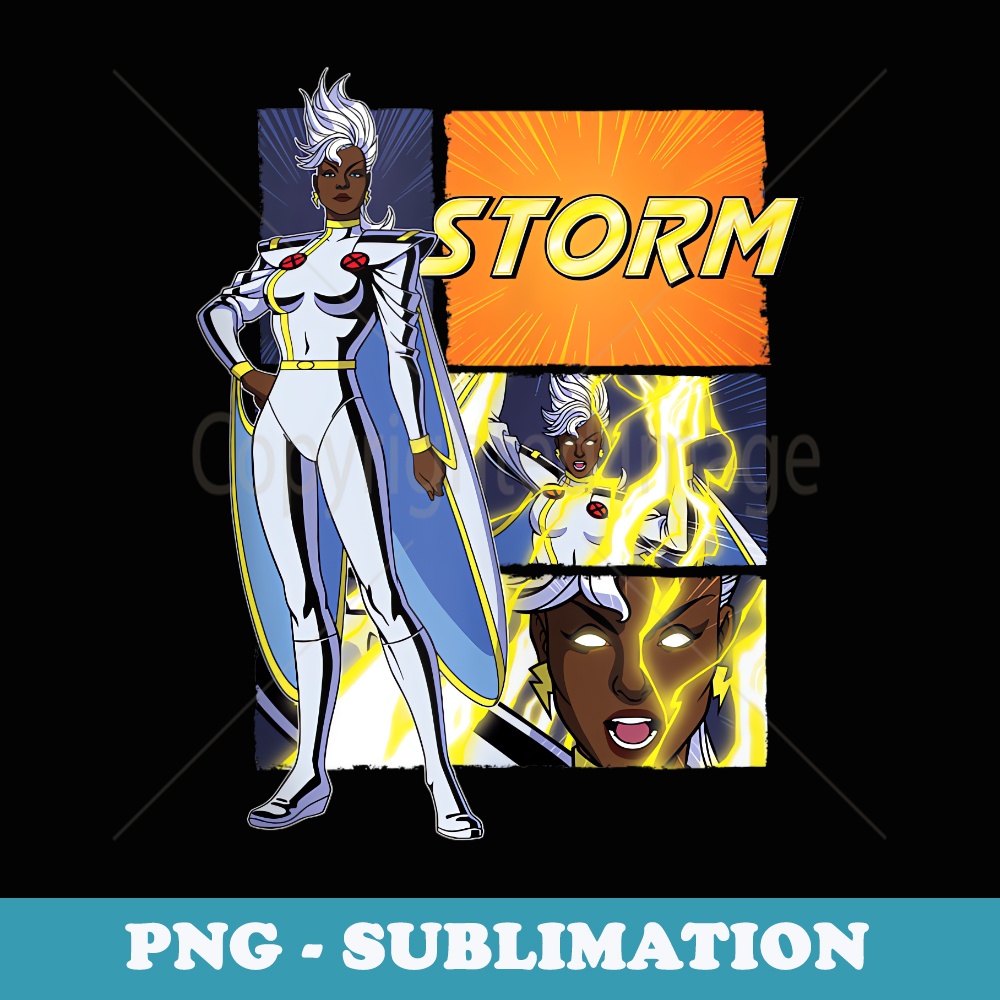 Marvel X-Men 97 Storm Vintage Classic Comic Book Panels - Un | Inspire ...