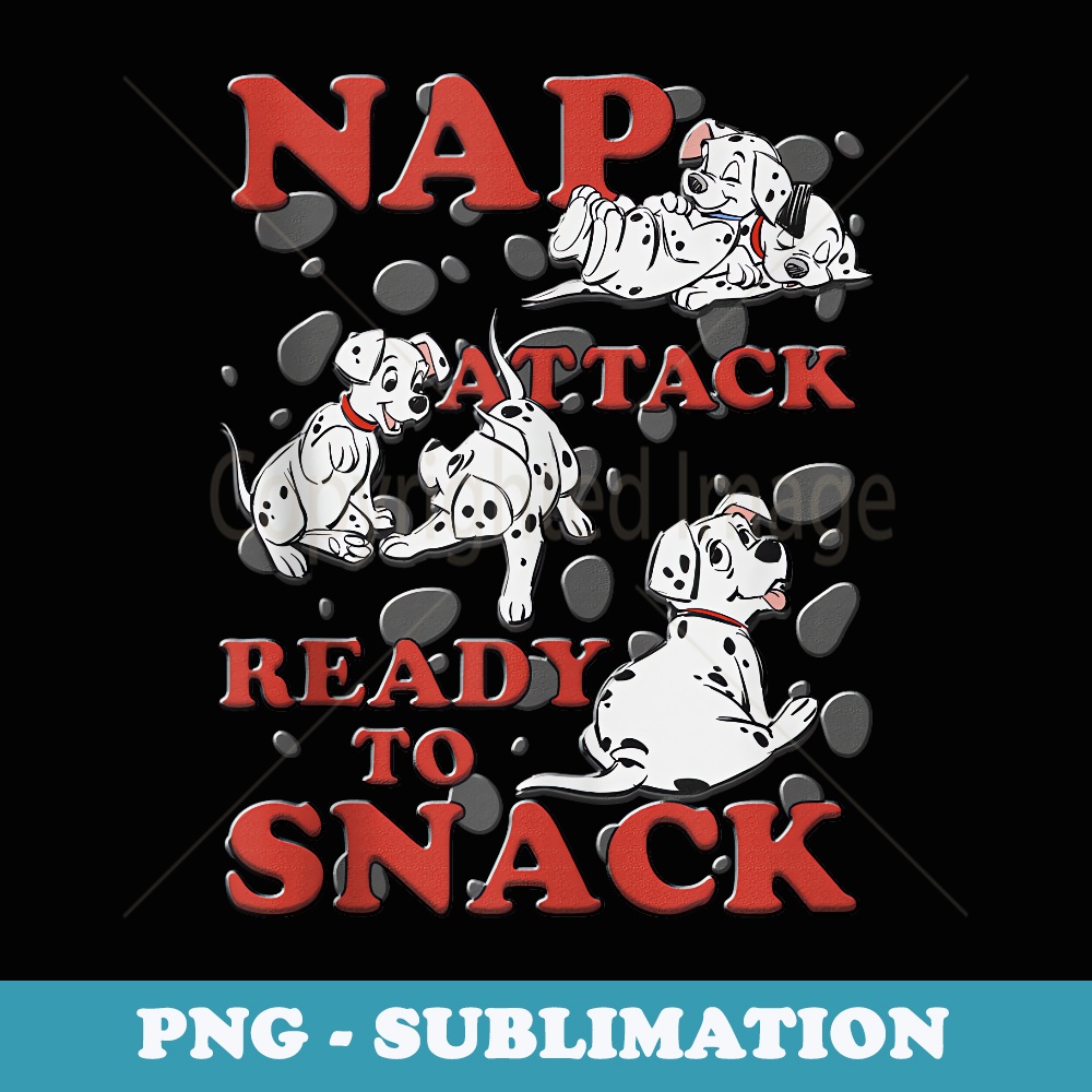 Disney 101 Dalmatians Nap Attack Ready To Snack - Sublimatio | Inspire ...