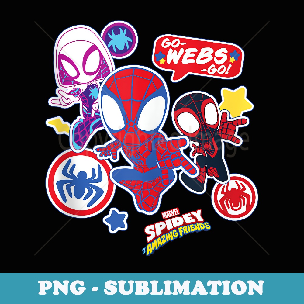 Marvel Spidey And His Amazing Friends Team Spidey Stickers - | Inspire ...