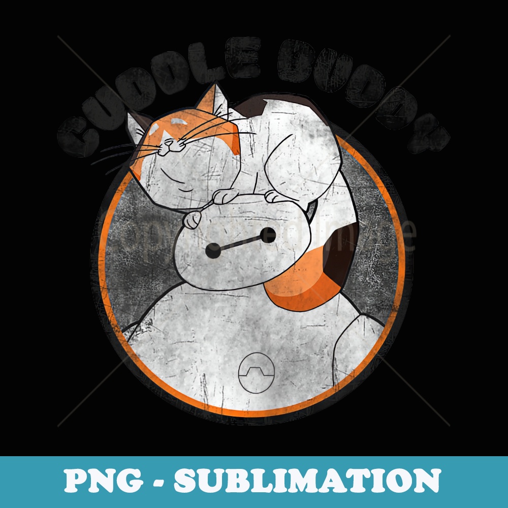 Disney Big Hero 6 Cuddle Buddy Baymax & Cat Vintage Shot - S | Inspire ...