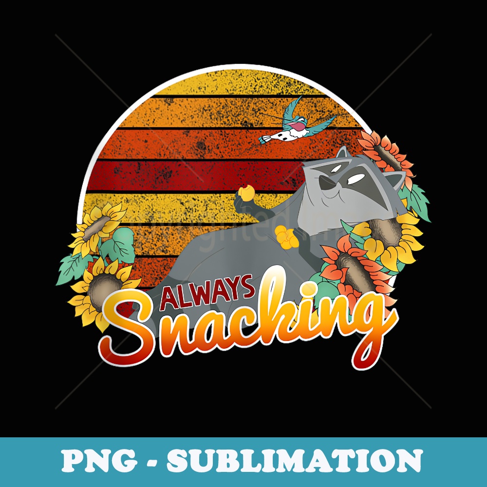 Disney Pocahontas Meeko Always Snacking - Instant PNG Sublim | Inspire ...