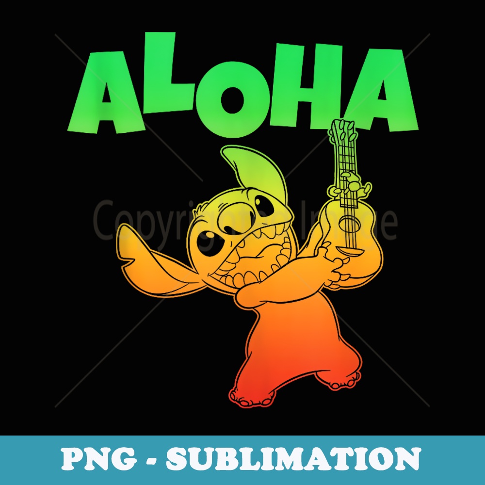 Disney Lilo & Stitch Aloha Gradient Stitch Portrait - High-R | Inspire ...