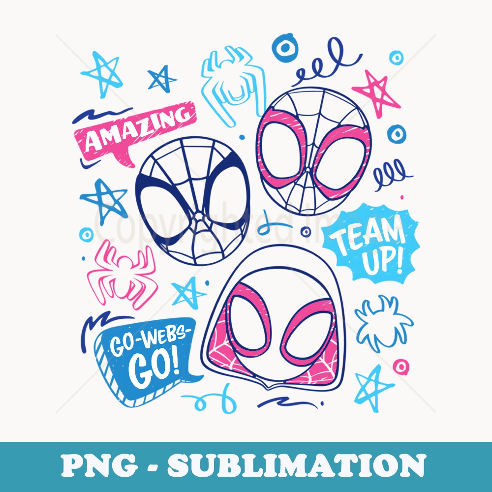 Marvel Spidey And His Amazing Friends Amazing Team Doodles - | Inspire ...