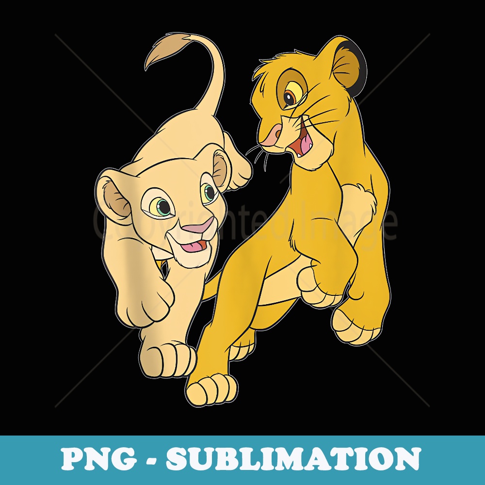 Disney Lion King Simba And Nala Playful Portrait - Exclusive | Inspire ...