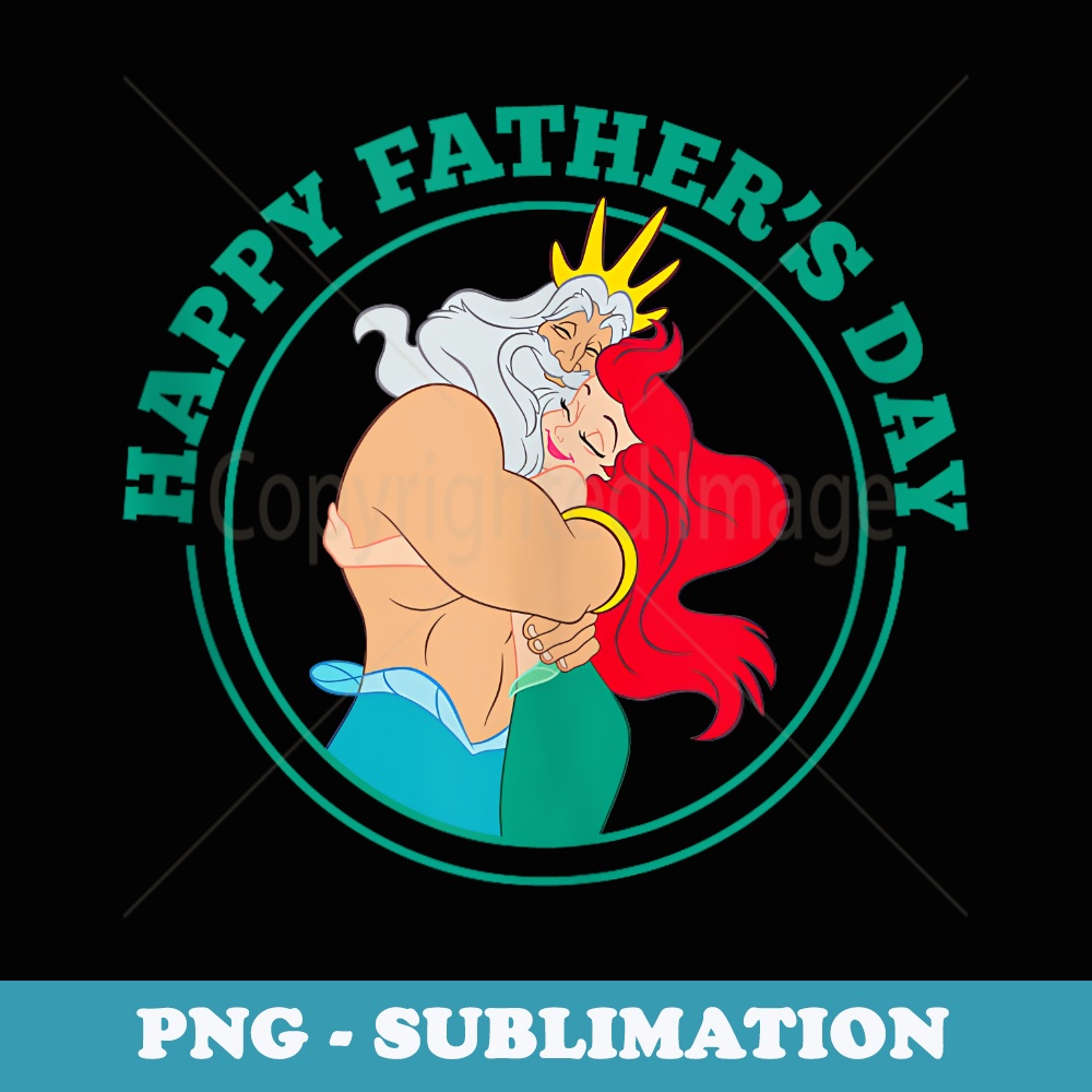 Disney The Little Mermaid Ariel and King Triton Fathers Day | Inspire ...