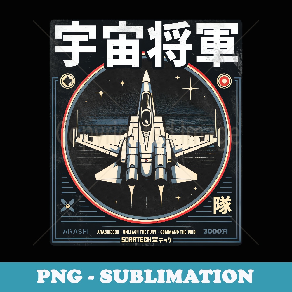 Vintage Space Fighter Japanese Retro Logo Old Anime - Trendy | Inspire ...
