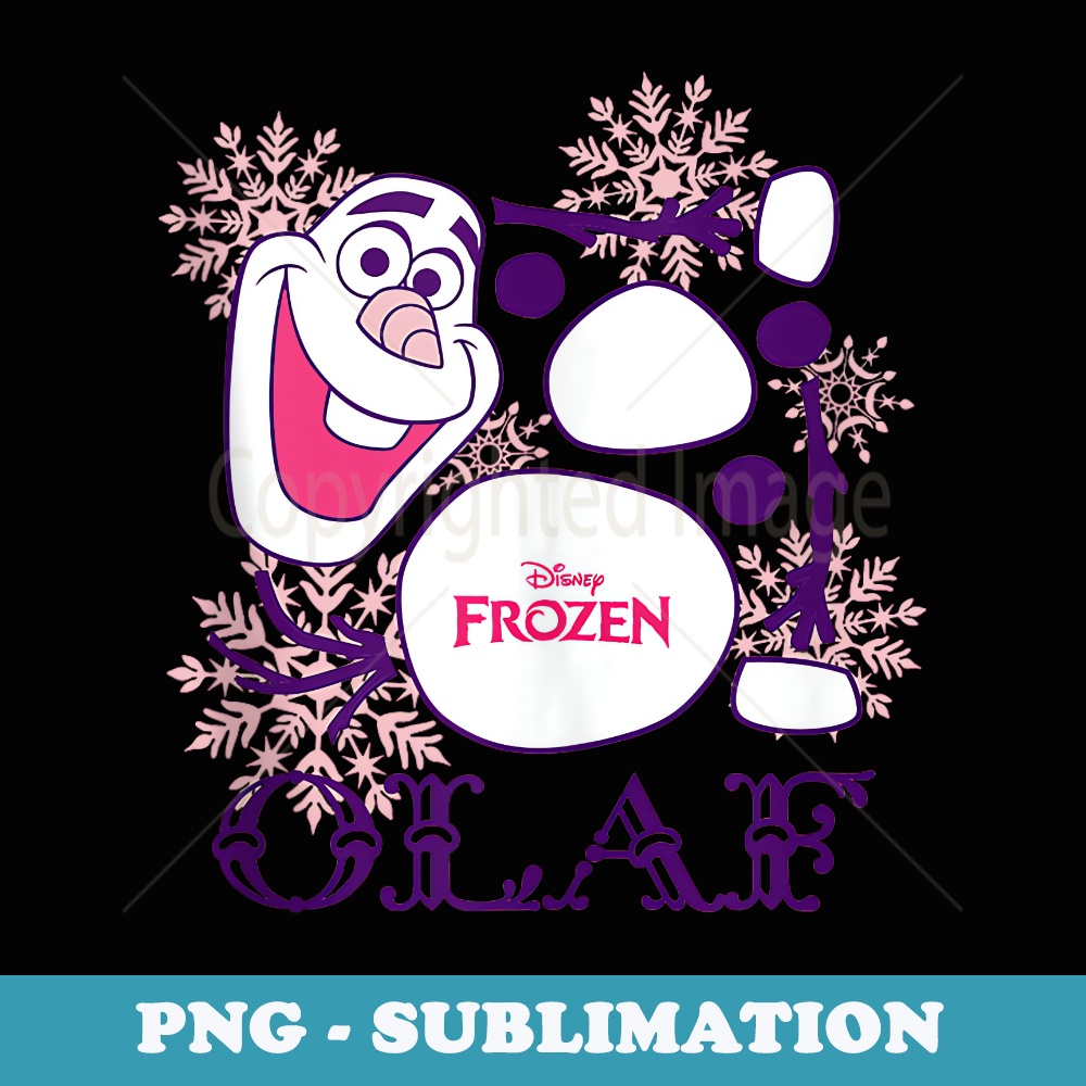 Disney Frozen Pieces Of Olaf Collage Vintage Logo - Instant | Inspire ...