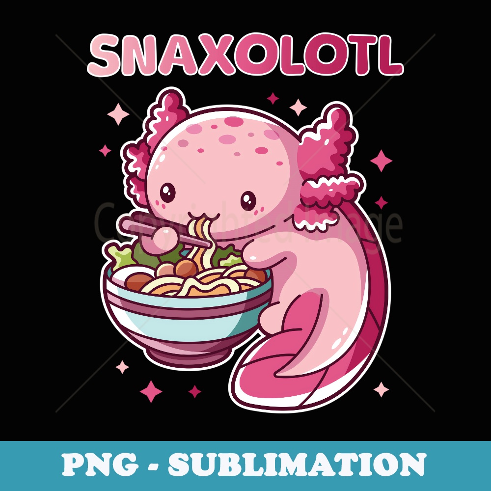 Snaxolotl Axolotl Eats Ramen Noodle Soup Chopstics - Instant | Inspire ...