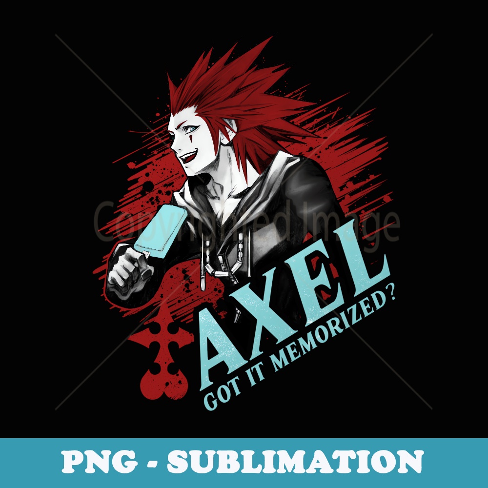 Disney Kingdom Hearts Axel Got It Memorized - Creative Subli | Inspire ...