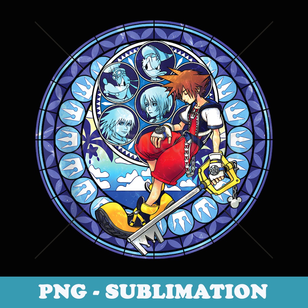 Disney Kingdom Hearts Sora Stained Glass - High-Resolution P | Inspire ...