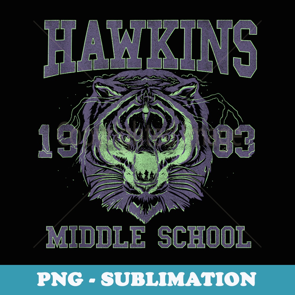 Netflix Stranger Things Hawkins Middle School 1983 Tiger - I | Inspire ...
