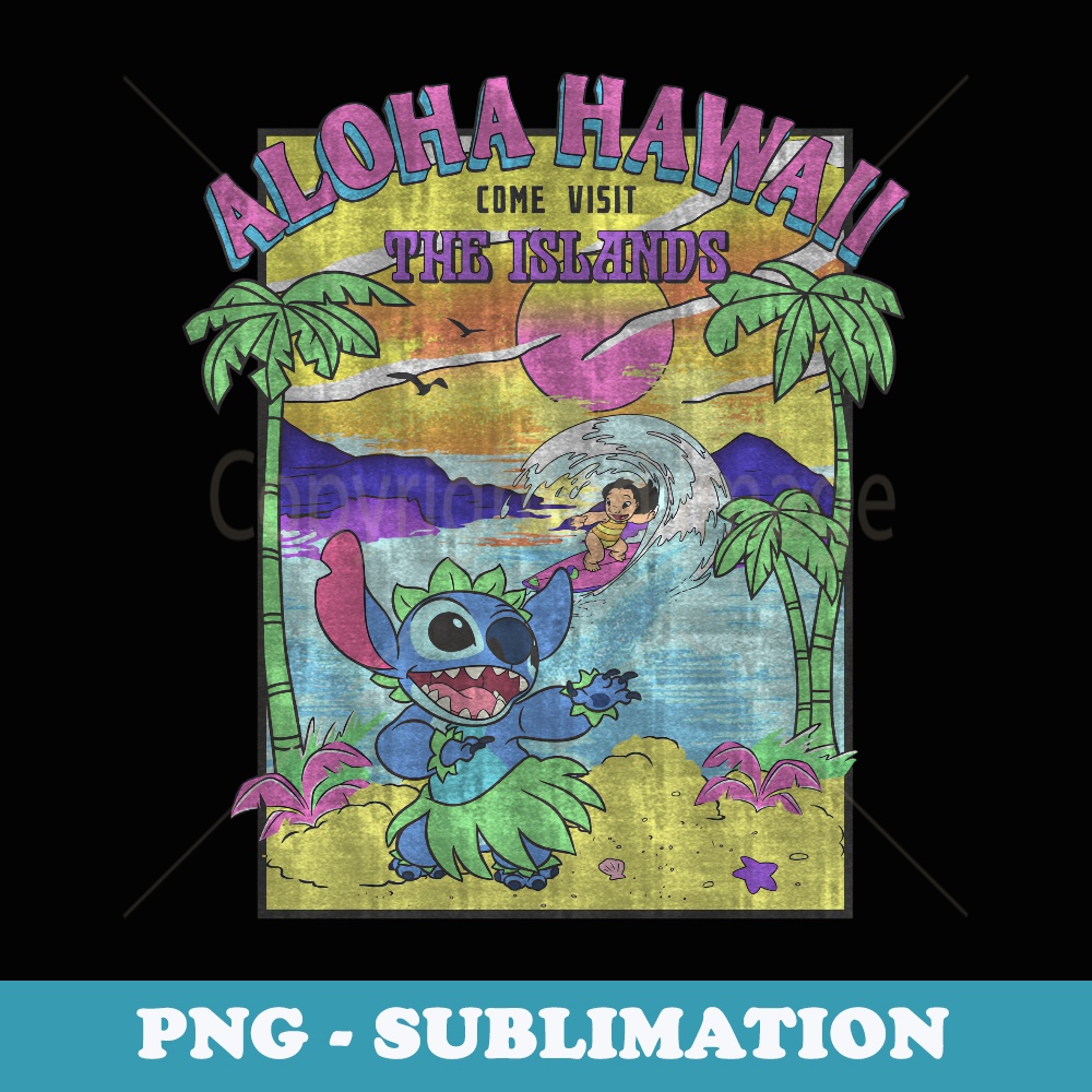 Disney Lilo & Stitch Aloha Hawaii Come Visit The Islands - S | Inspire ...