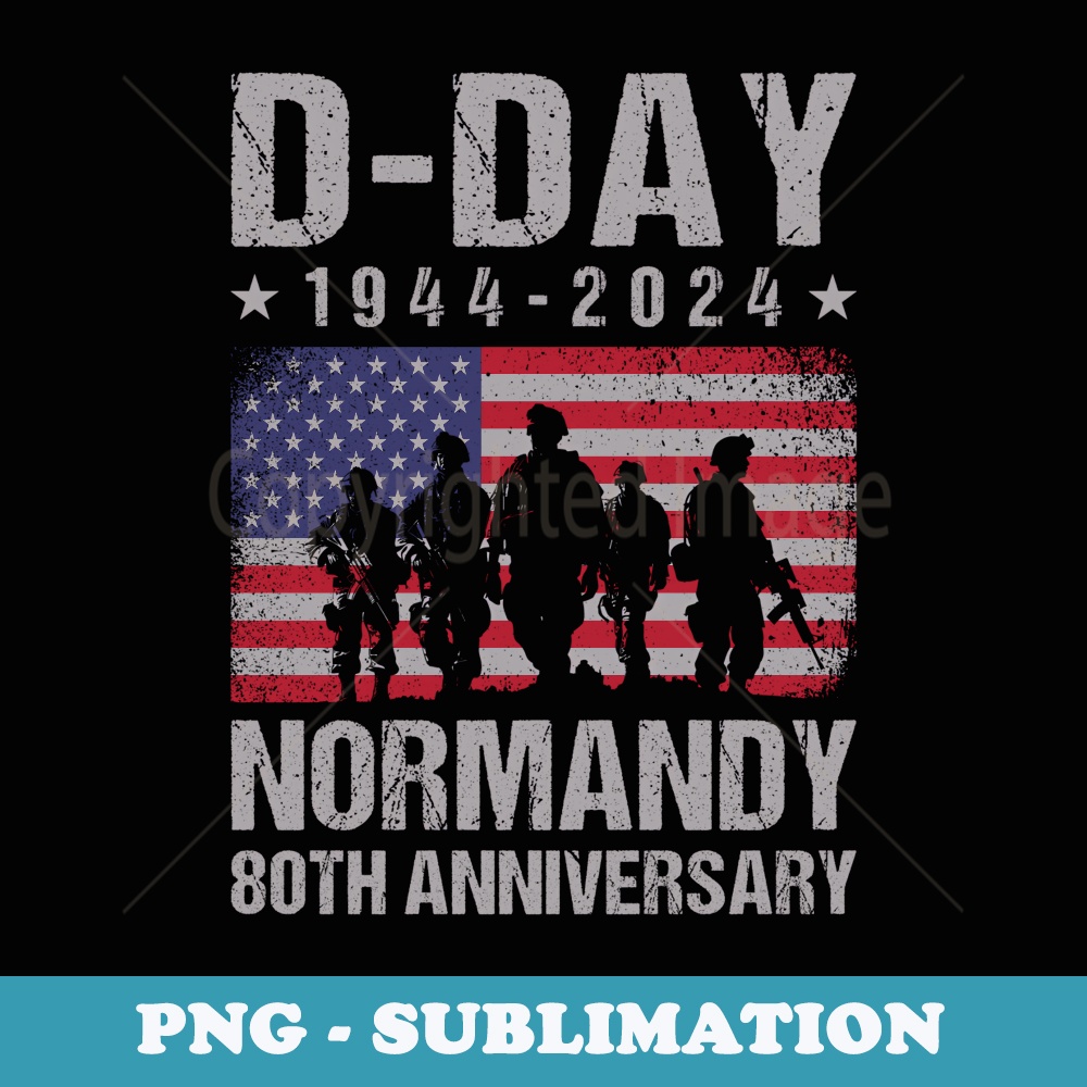 D-Day 80th Anniversary 1944-2024 Normandy US Flag D Day - Si | Inspire ...