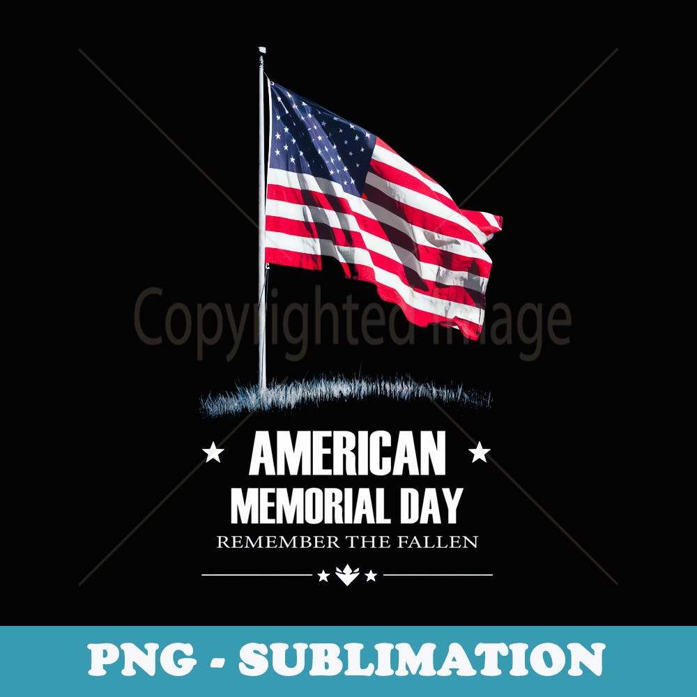 American Memorial Day Remember The Fallen USA Flag - Signatu | Inspire ...