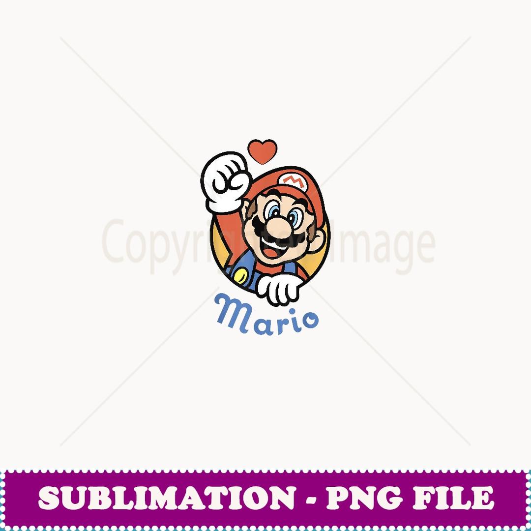 Nintendo Super Mario Heart Portrait Graphic T - | Inspire Uplift