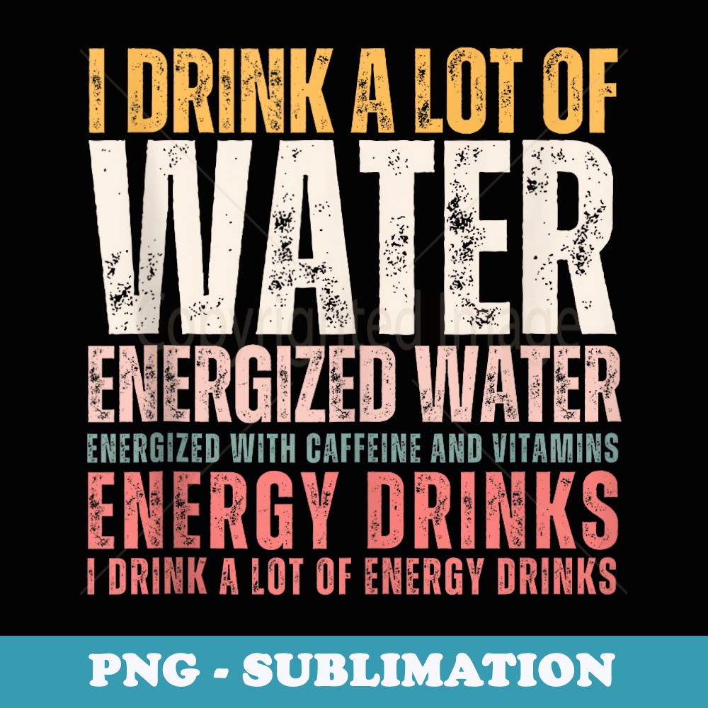 Funny Energy Drink Lover Joke I Drink A Lot Of Energy Drinks | Inspire ...