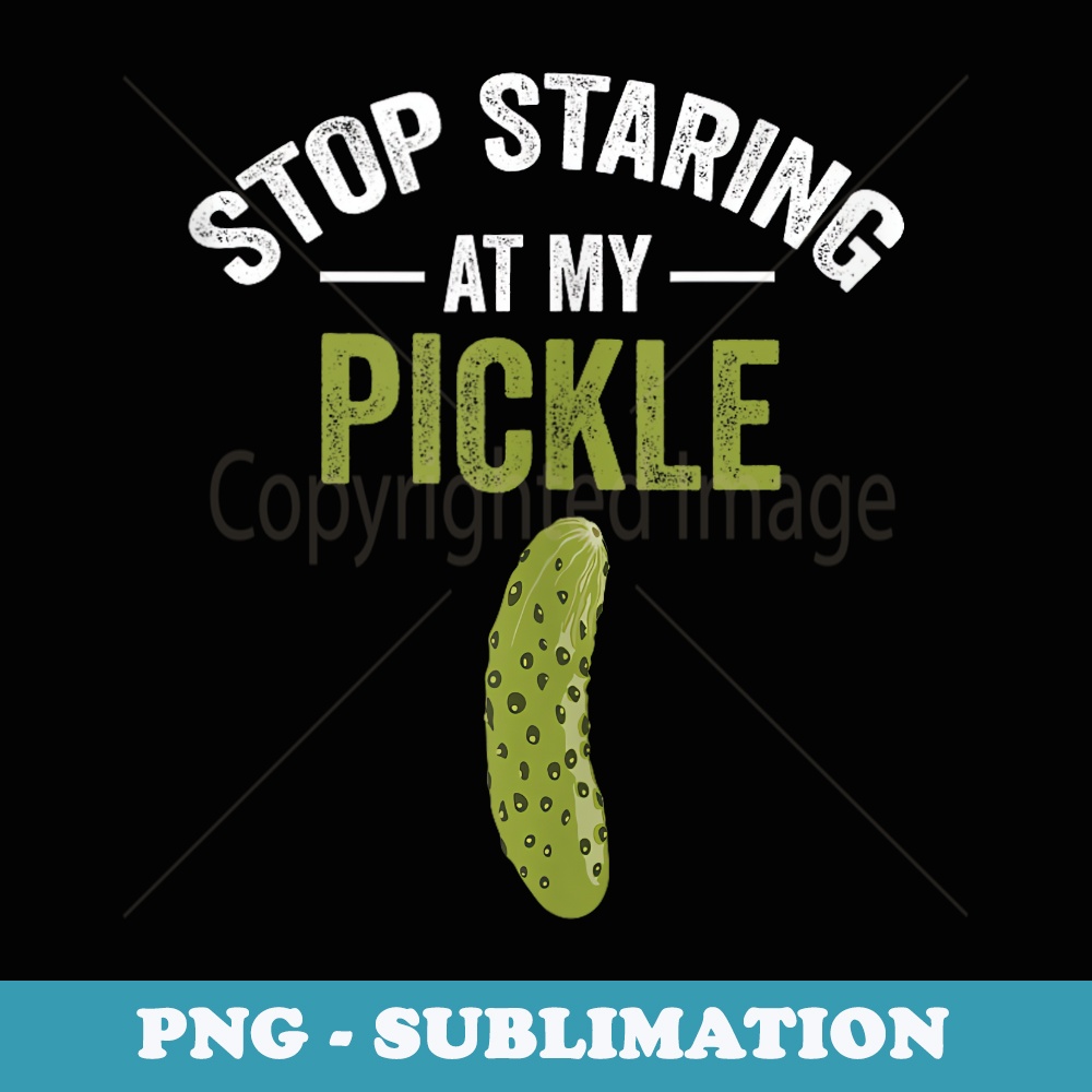 Stop Staring At My Pickle Halloween Pickle Costume Adult - M | Inspire ...