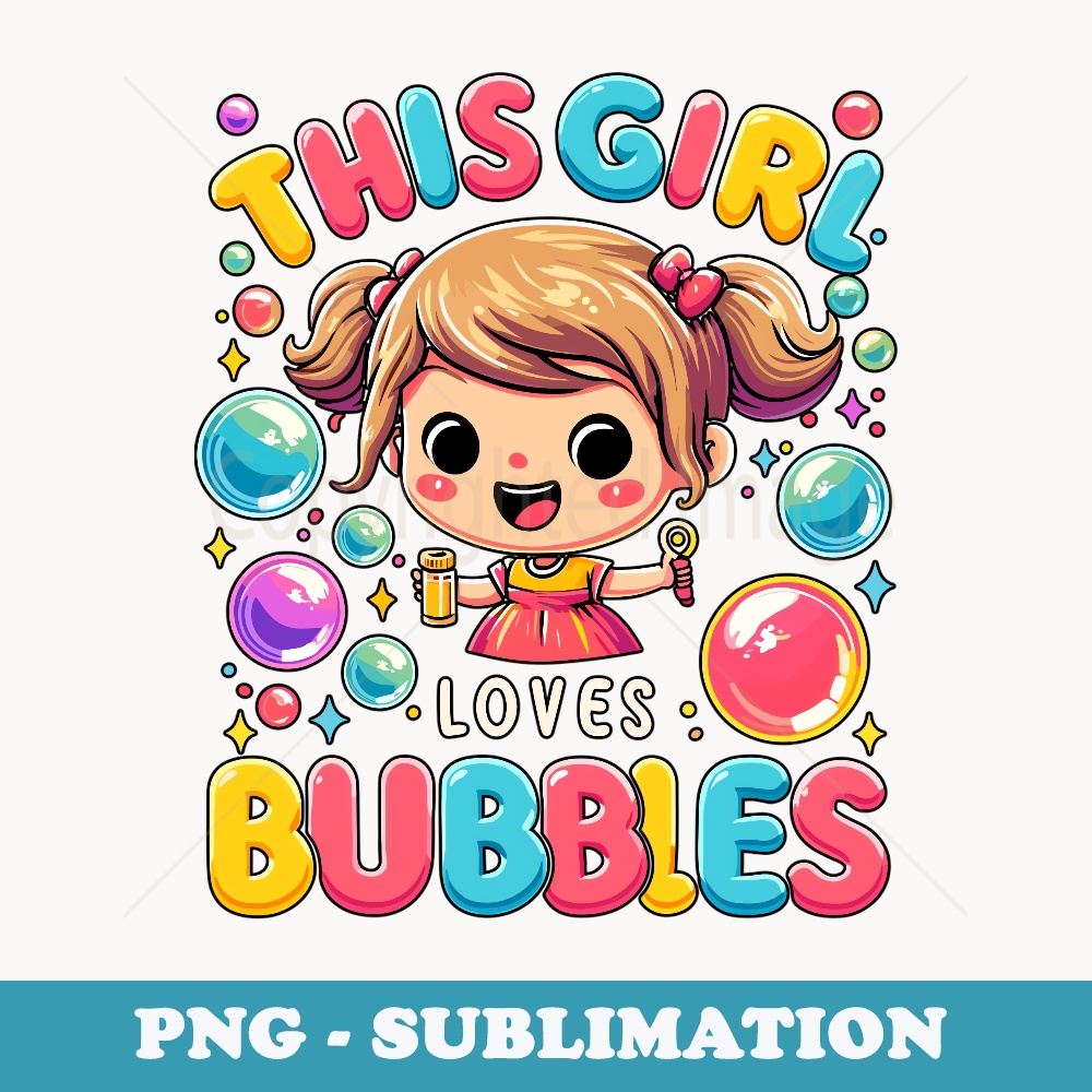 Girl Blowing Bubble Svg | Inspire Uplift