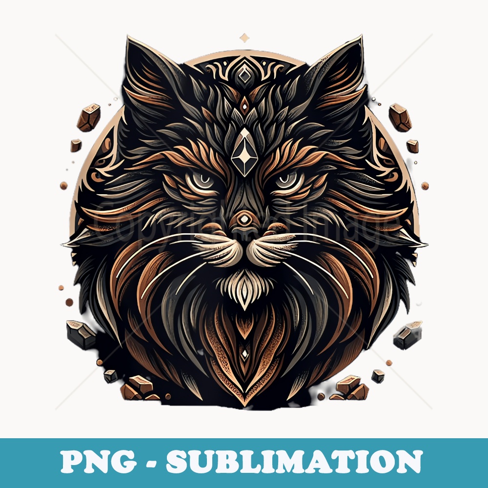 Dark Fantasy Cat Medieval Royalty Cat Lord Earthbending - PN | Inspire ...