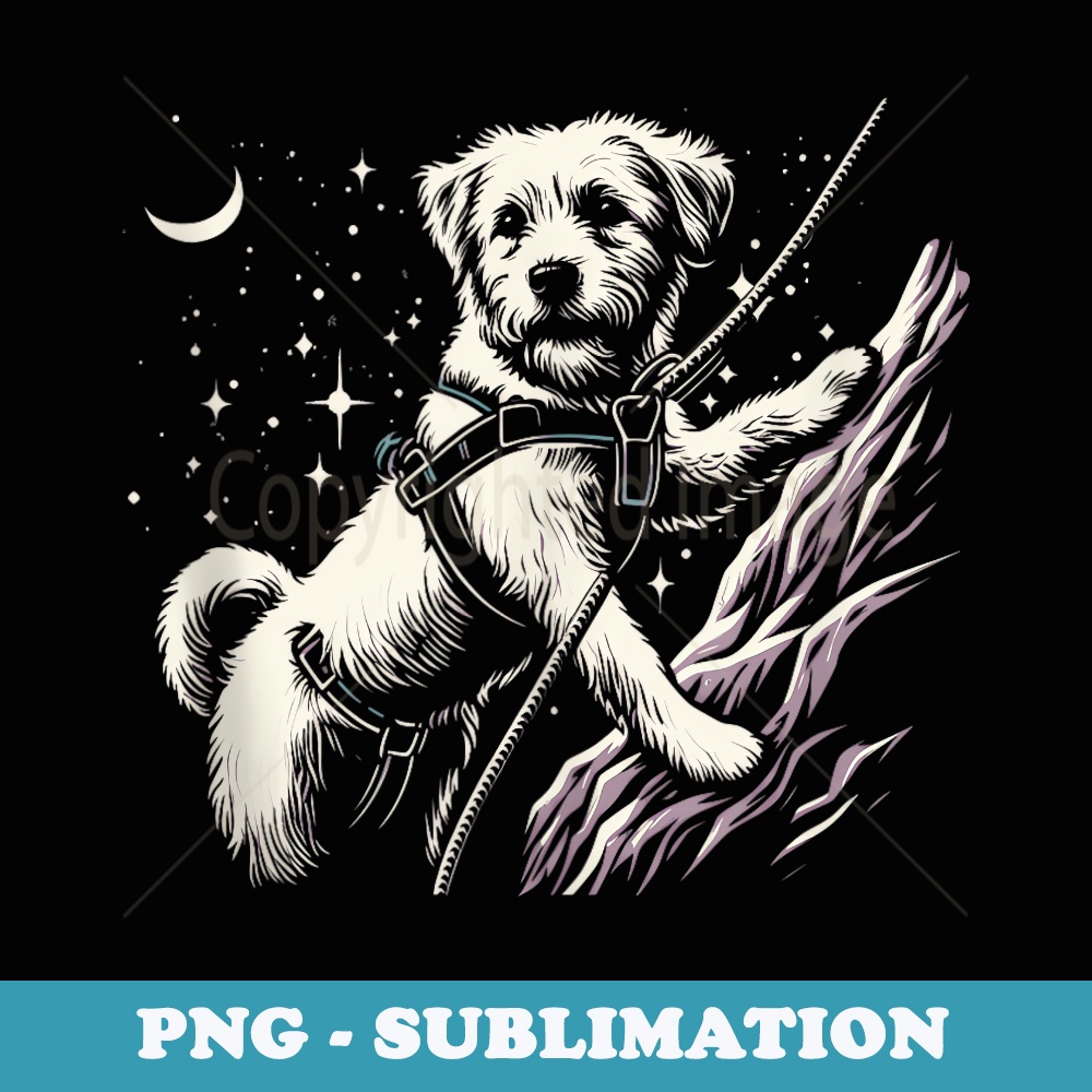 Rock Climbing Dog Rock Climbing - Exclusive Sublimation Digi | Inspire ...