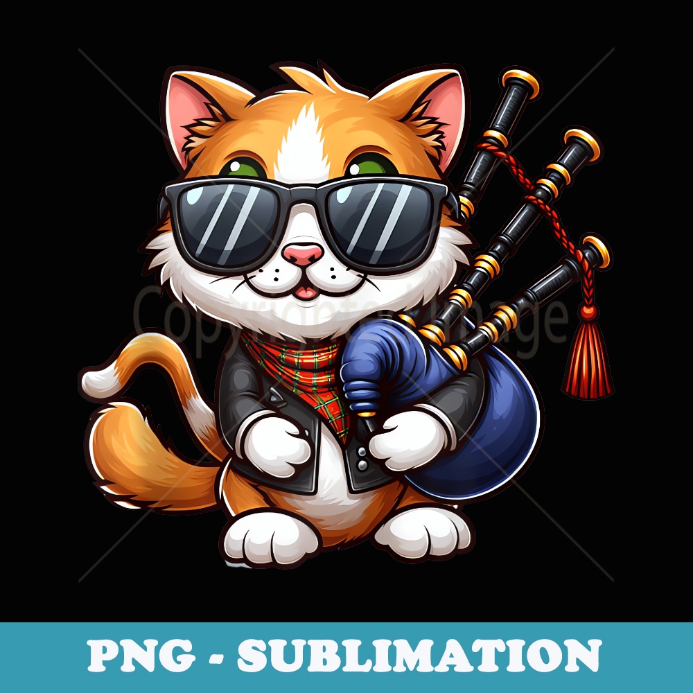 Funny Cat Playing Bagpipes for lovers Bagpipes Musical - Sub | Inspire ...