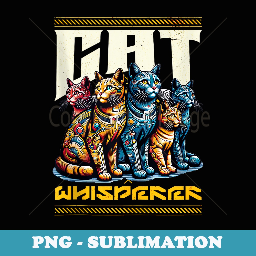 The Cat Whisperer Funny Robotic Cats Lover Retro Cat Mom - P | Inspire ...