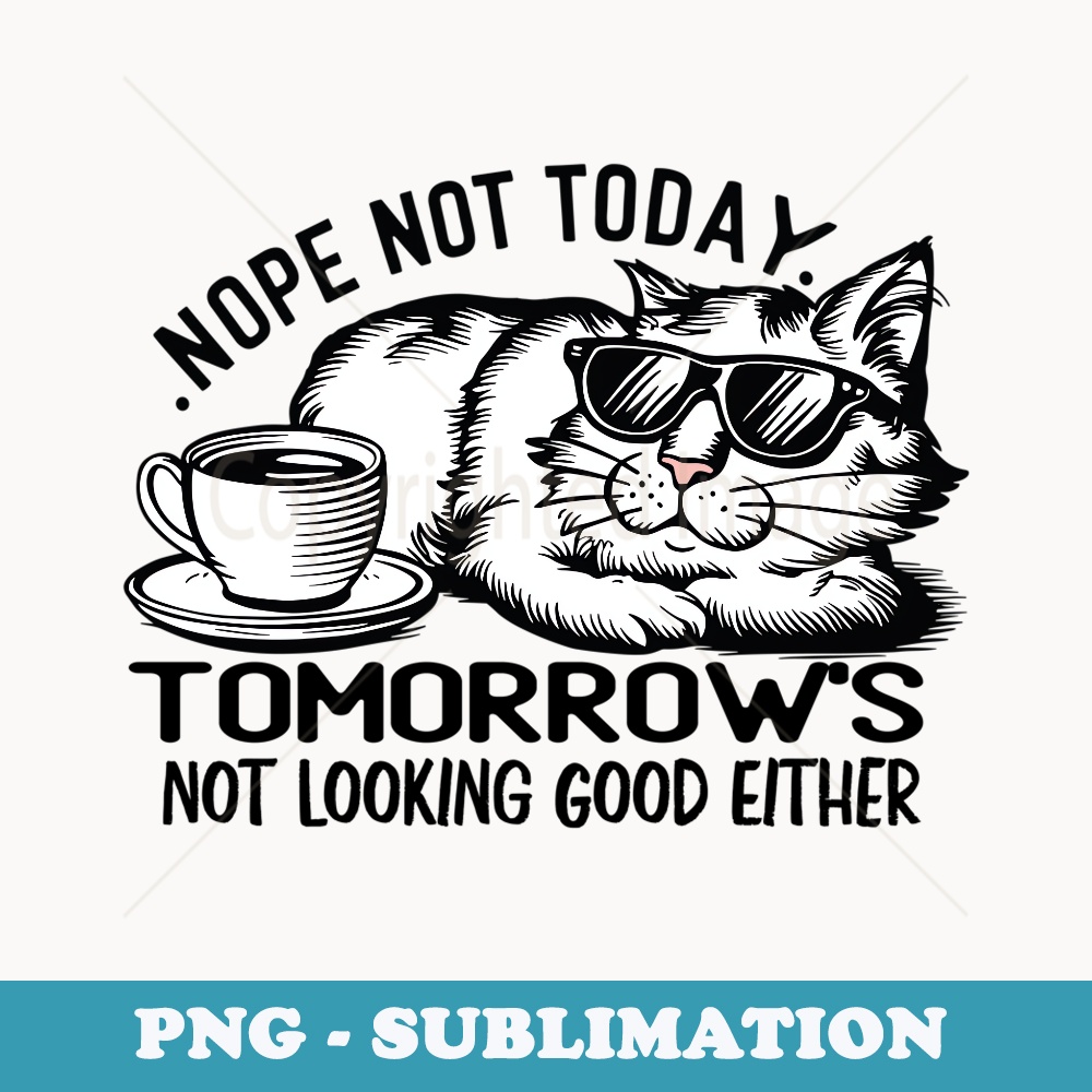 Nope Not Today Tomorrows Not Looking Good Either Funny Cat - | Inspire ...