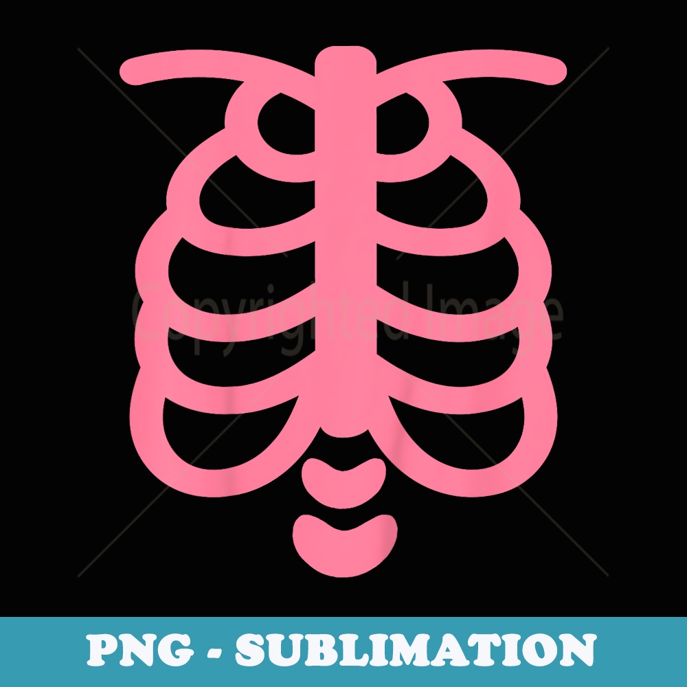 Toddler Girls Skeleton Costume Xray Pink Ribcage Halloween - | Inspire ...