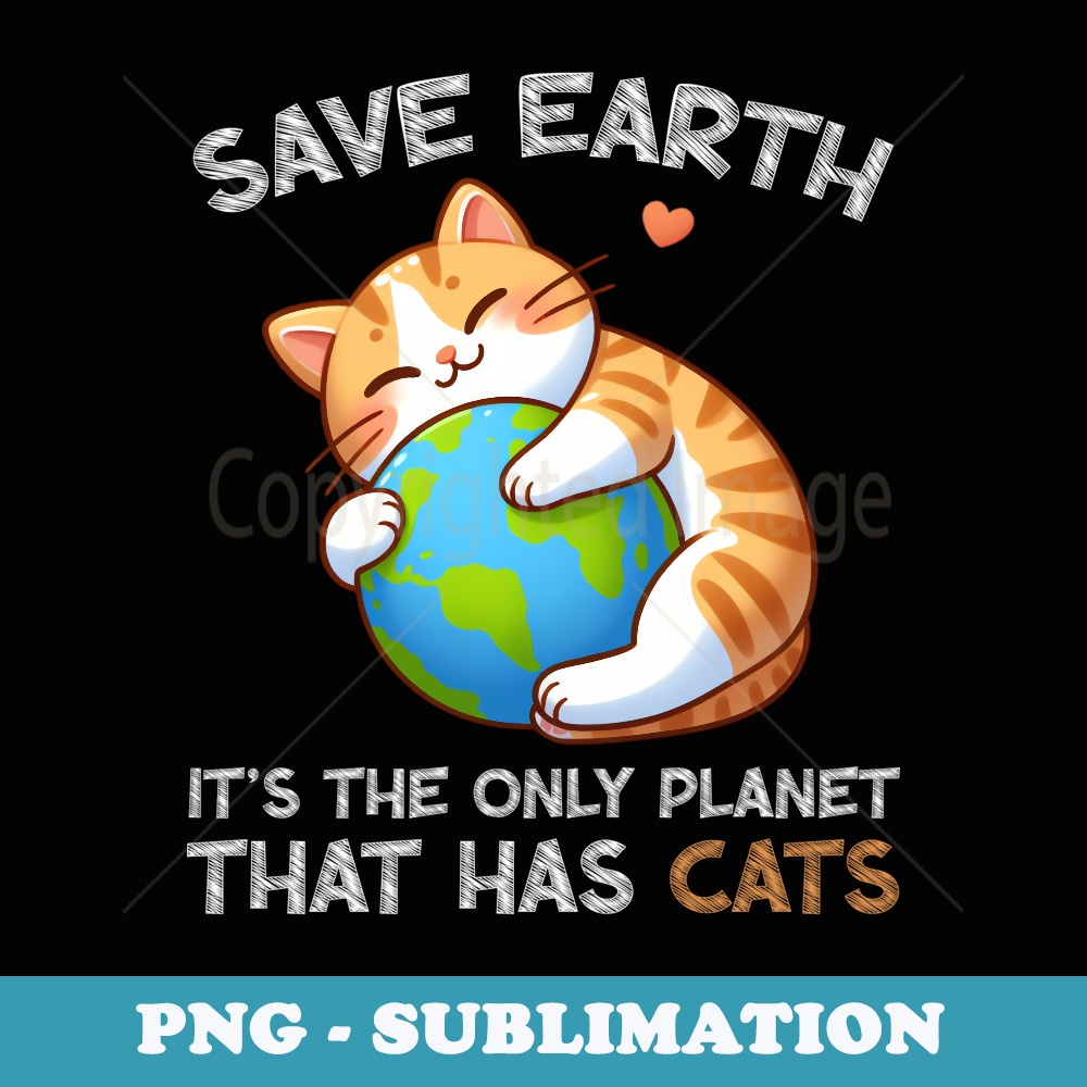 Save Earth Its The Only Planet That Has Cats Earth Day - Ins | Inspire ...