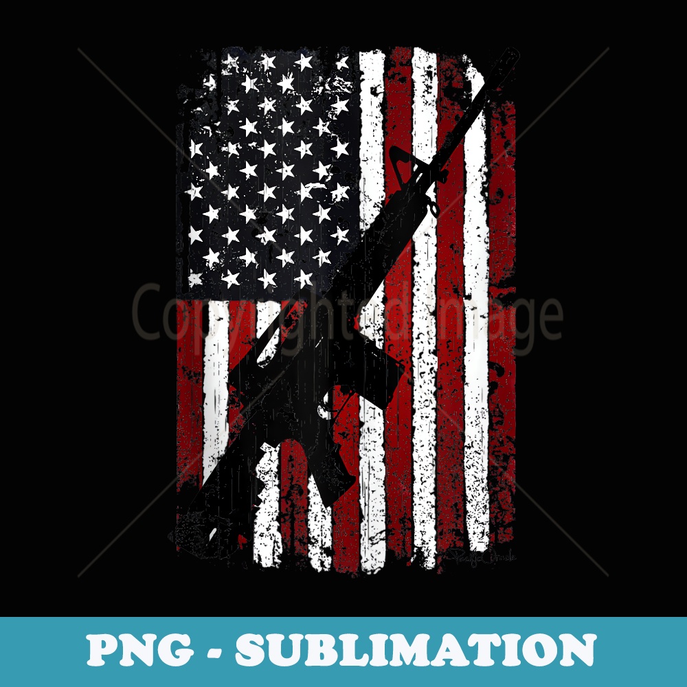 Epic Distressed American Flag AR-15 2A Gun Rights - Elegant | Inspire ...