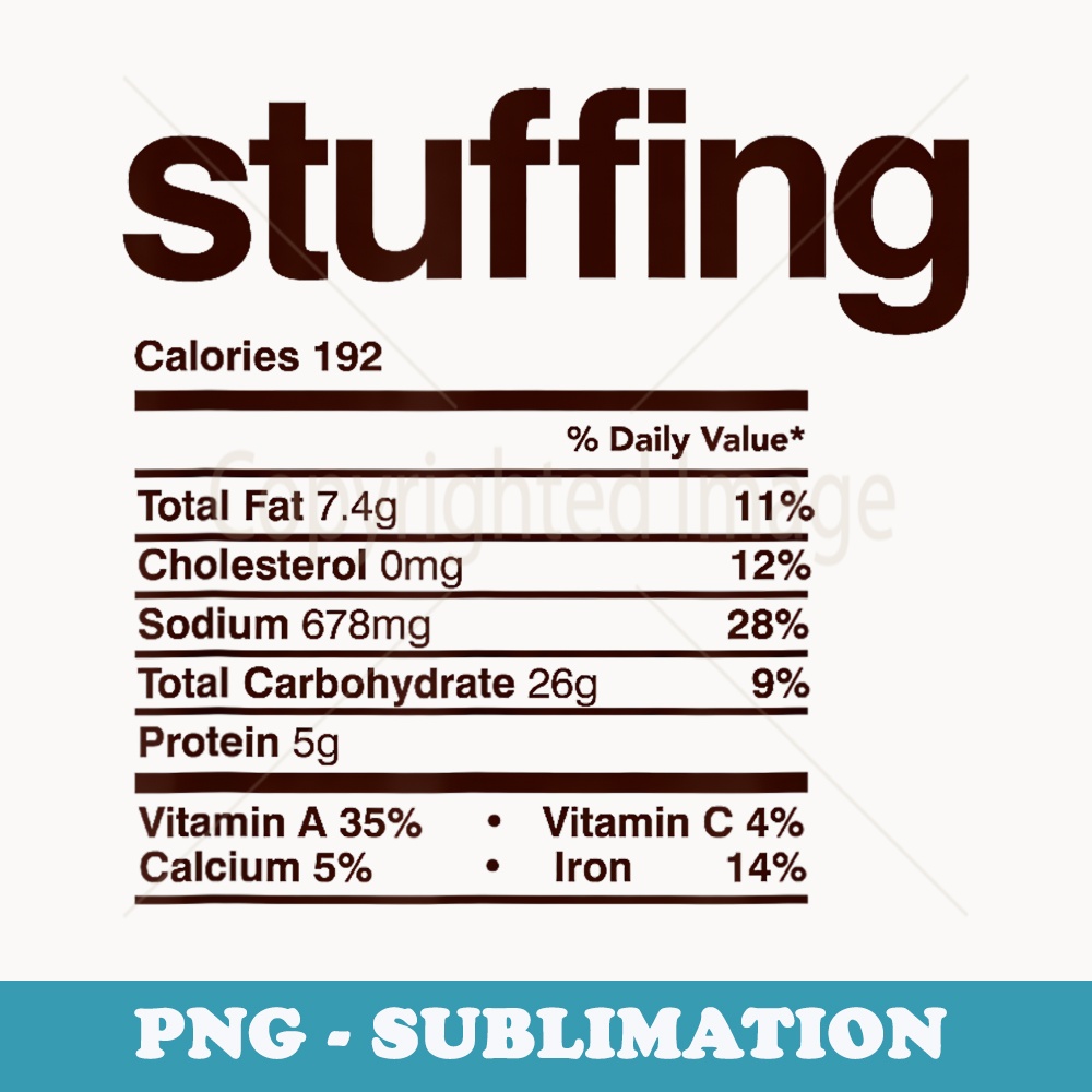Funny Stuffing Nutrition Thanksgiving Costume - Exclusive PN | Inspire ...