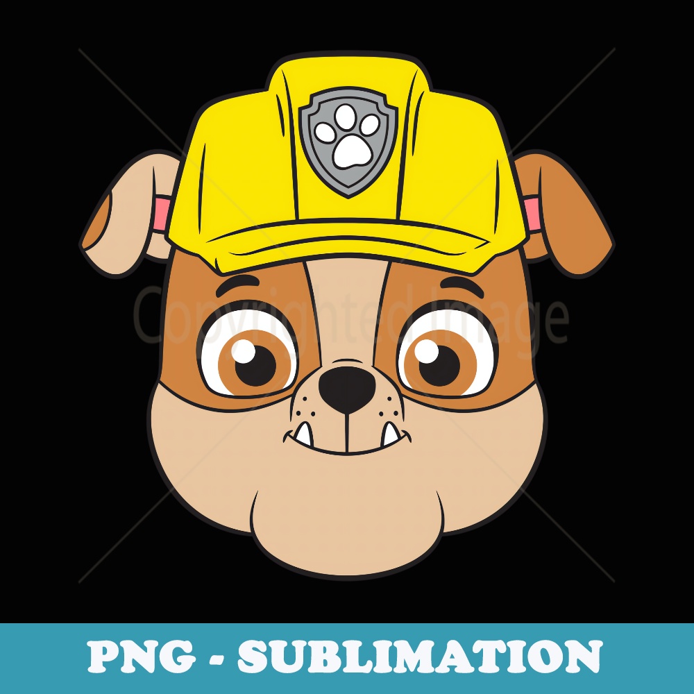 PAW Patrol RUBBLE Face Long sleeve - High-Resolution PNG Sub | Inspire ...