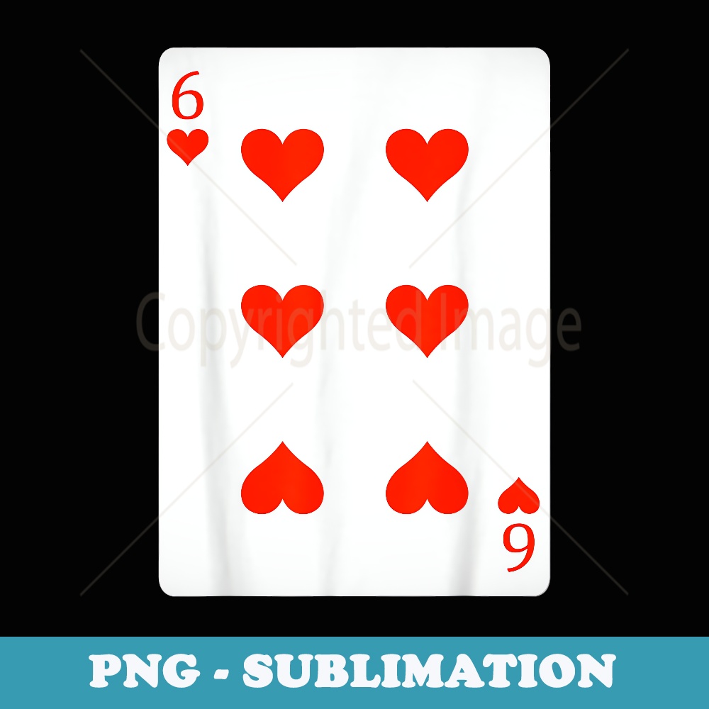 6 Six Of Hearts Playing Cards Easy Halloween Costume - Decor | Inspire ...
