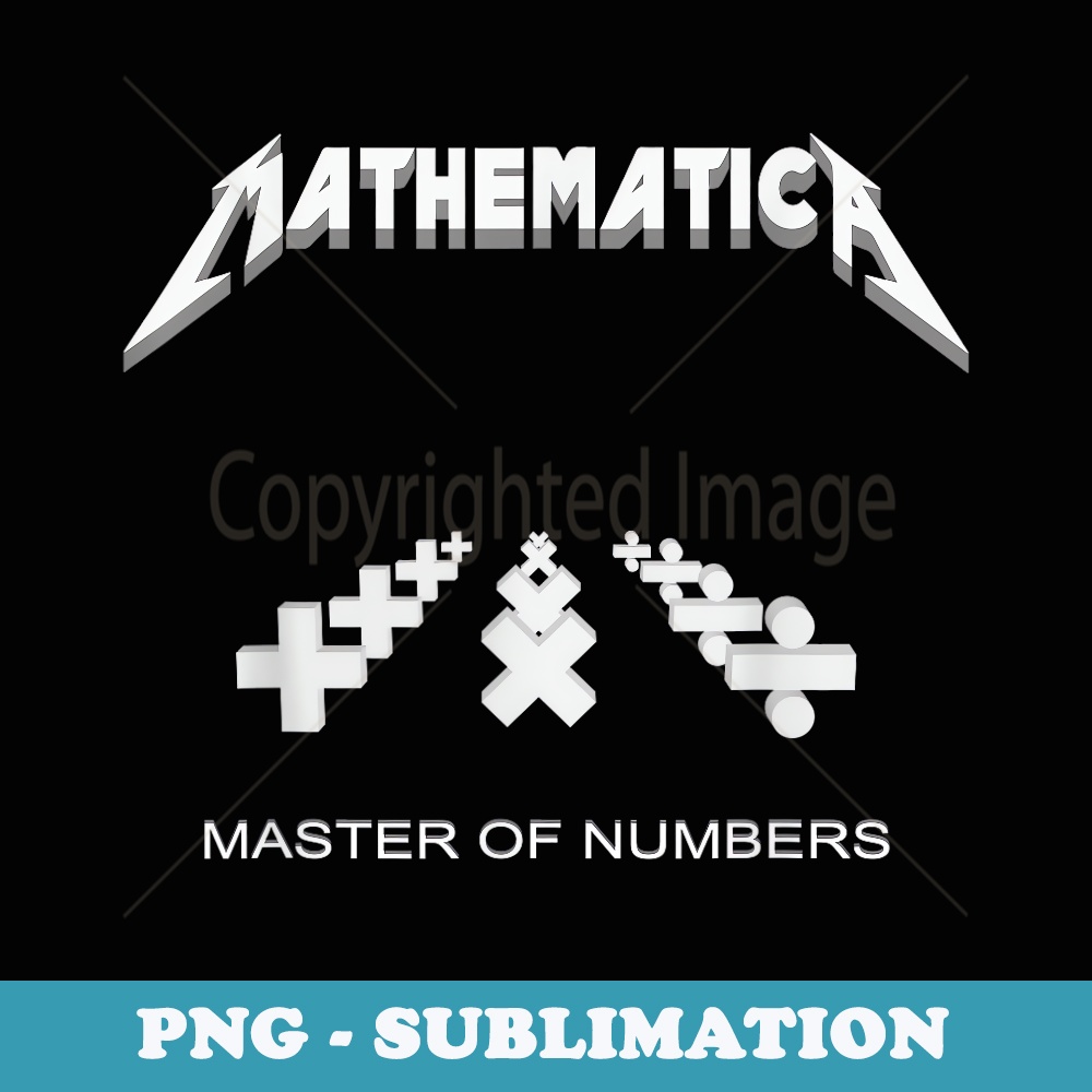 MathematicA Math Algebra Master of Numbers Metal Geek - Subl | Inspire ...