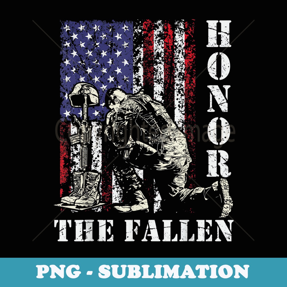 Honor The Fallen Remember Never Forget Memorial Day US Flag | Inspire ...