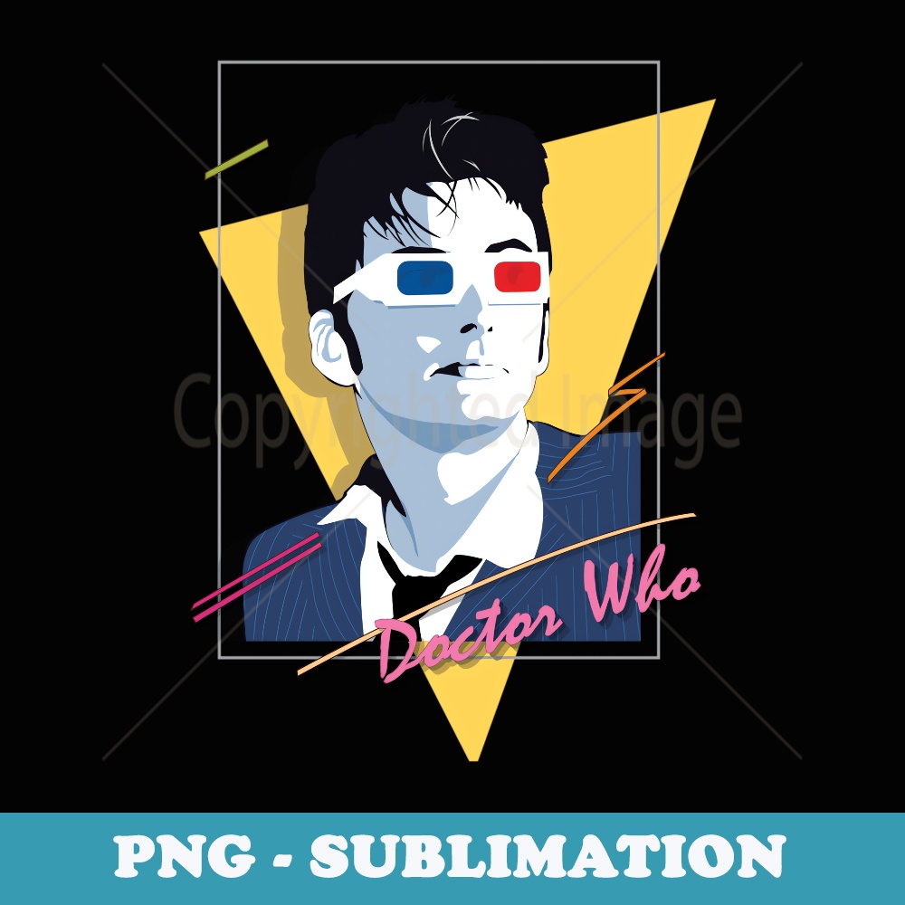 Doctor Who 80s Tenant Retro Time Traveler Sci-Fi Fan - Artis | Inspire ...