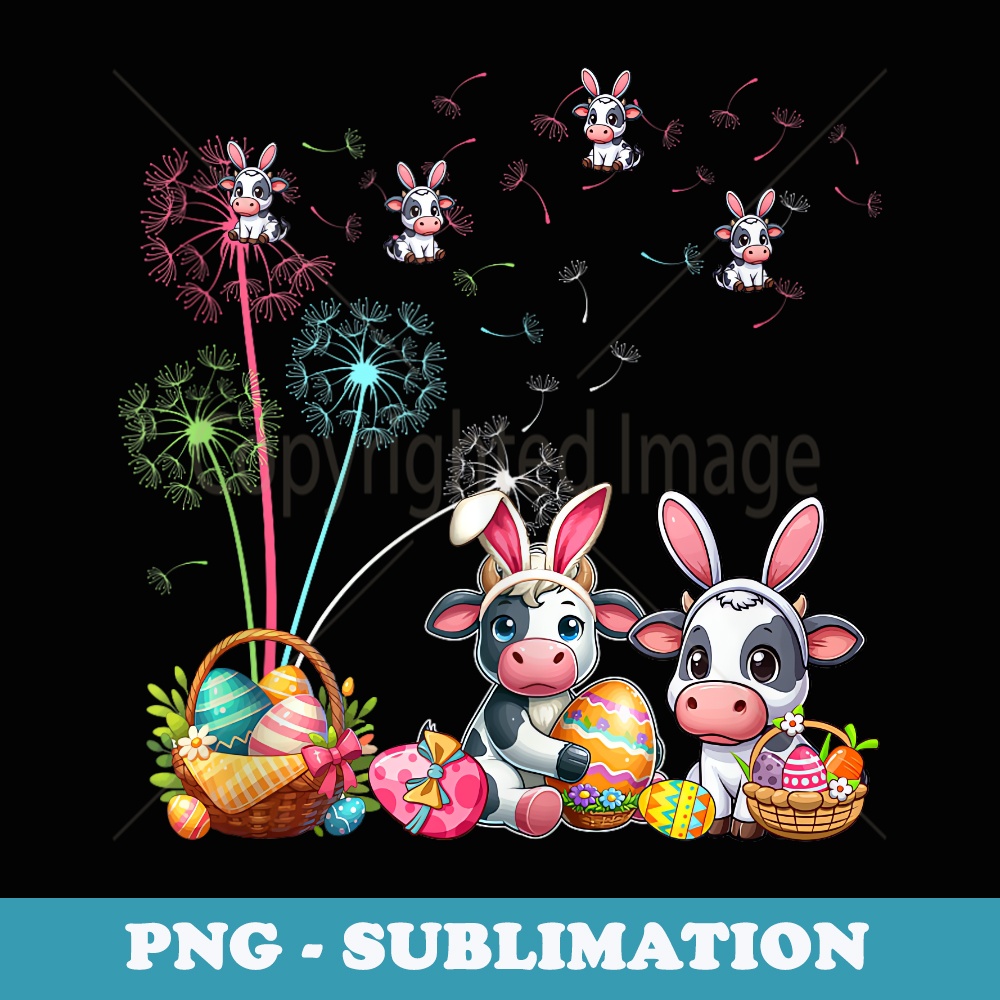 Squad Easter Couple Bunny Cows Dandelions Hunting Eggs - Dig | Inspire ...
