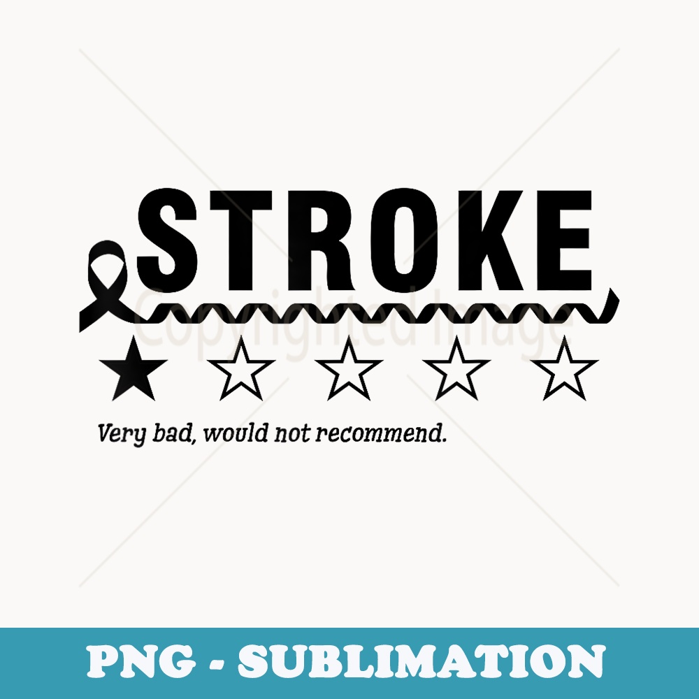 1 Star Rating Stroke Awareness Funny Fighter - Instant PNG S | Inspire ...