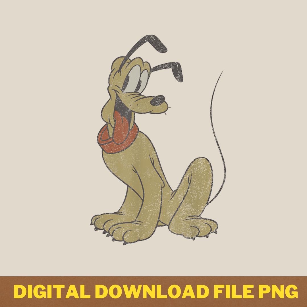 Disney Classic Pluto Graphic.png PNG, Disney Pluto PNG, Disn | Inspire Uplift